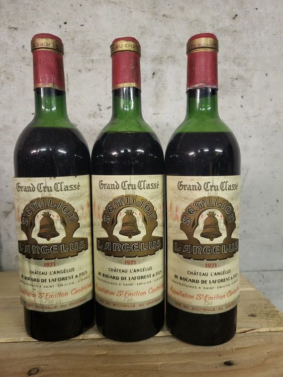 3 Flaschen Chateau Angelus 1971 | Kaufen auf Ricardo