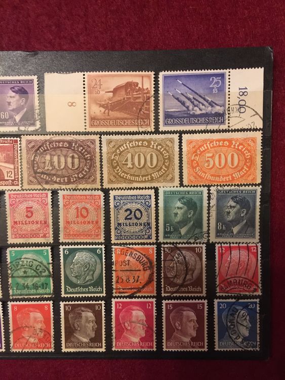 Briefmarken Deutsches Reich INFLATION WK Führer MILLIONEN (Gebraucht) in Mastrils für CHF 19 ...