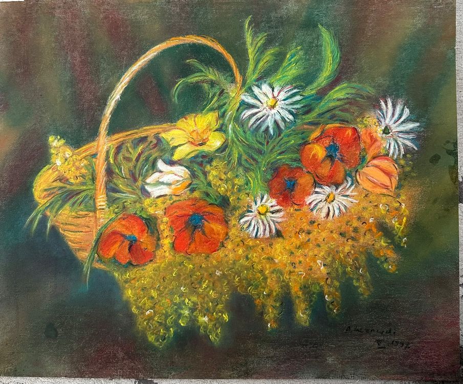 Anthony Leonardi (1932-2004) Pastell Stilleben Gemälde (Gebraucht) in ...