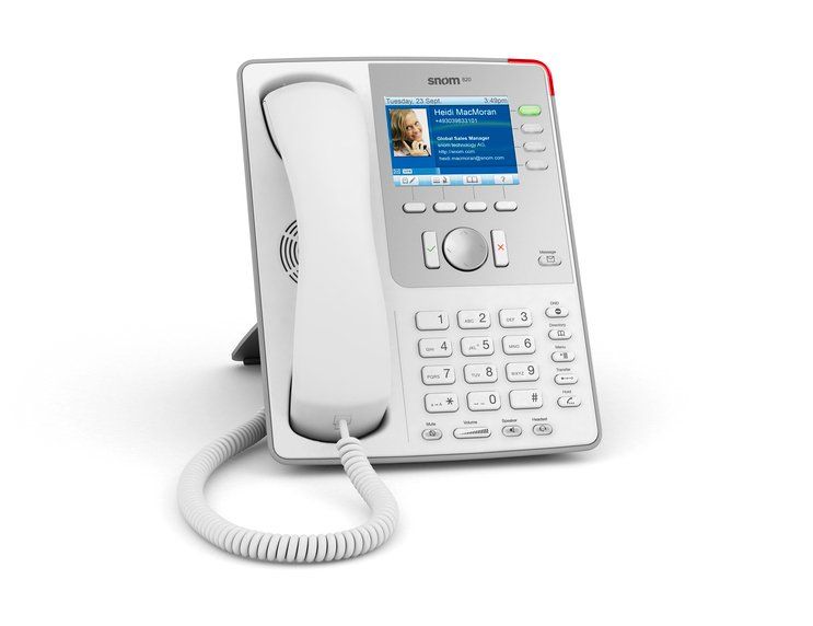 Snom 821 SIP-Telefon Farbe Grau, integrierter Gigabit Switc (Gebraucht ...