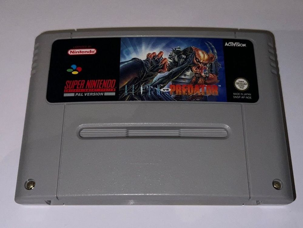 Super Nintendo (SNES) Spiel - Alien vs. Predator - selten (Gebraucht ...