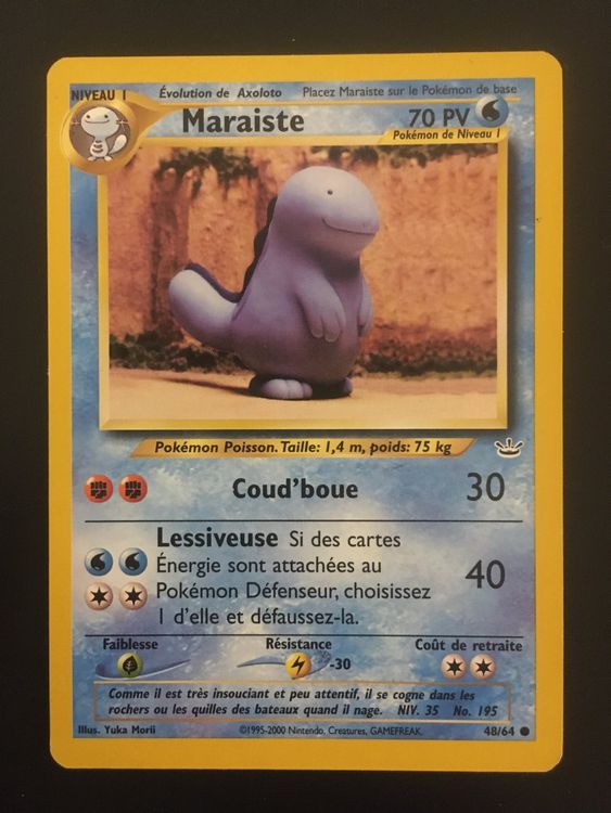 RARE: Pokémon Neo Revelation (2002): Maraiste 48/64 FR (Gebraucht) in Palézieux-Village für CHF ...