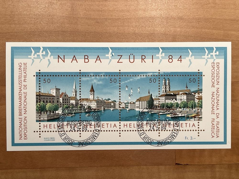 NABA ZÜRI 1984 Briefmarken Ausstellung ungebraucht. Top! (Gebraucht) in ...
