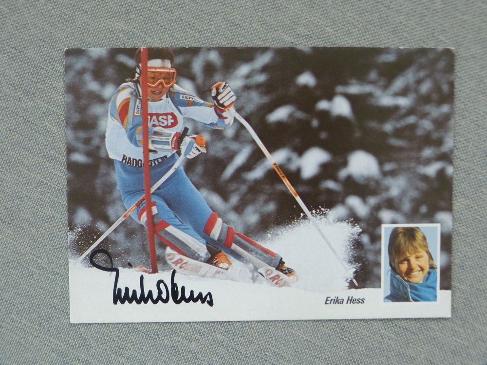 Autogrammkarte Erika Hess (Gebraucht) in Schmerikon für CHF 8 – mit Lieferung auf Ricardo kaufen