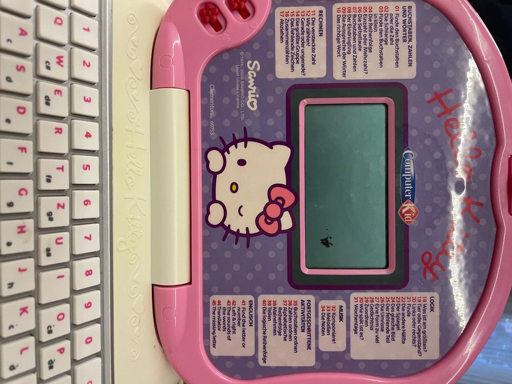 Hello Kitty Kinder spiel Laptop | Kaufen auf Ricardo