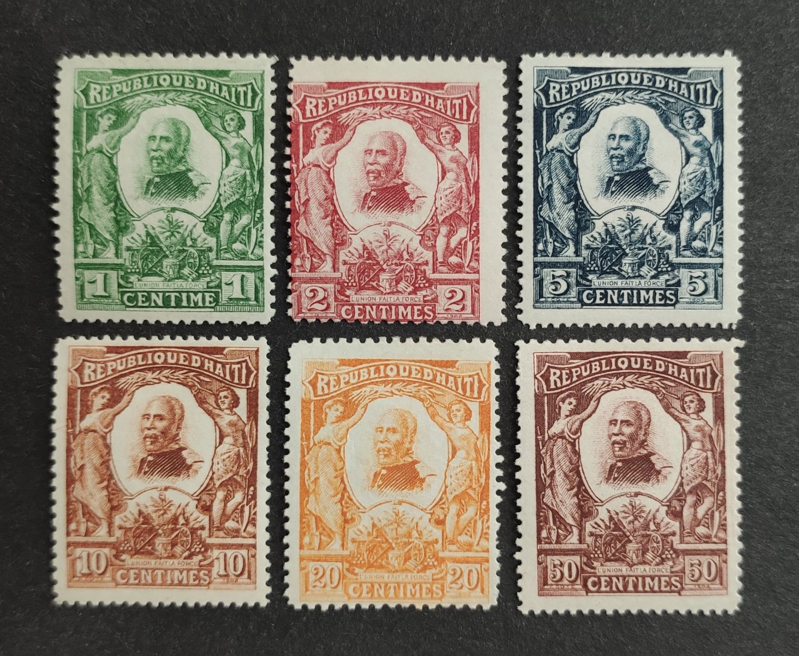 Haiti 1904, Pres. Pierre Nord Alexis, Satz ungestempelt (Gebraucht) in ...
