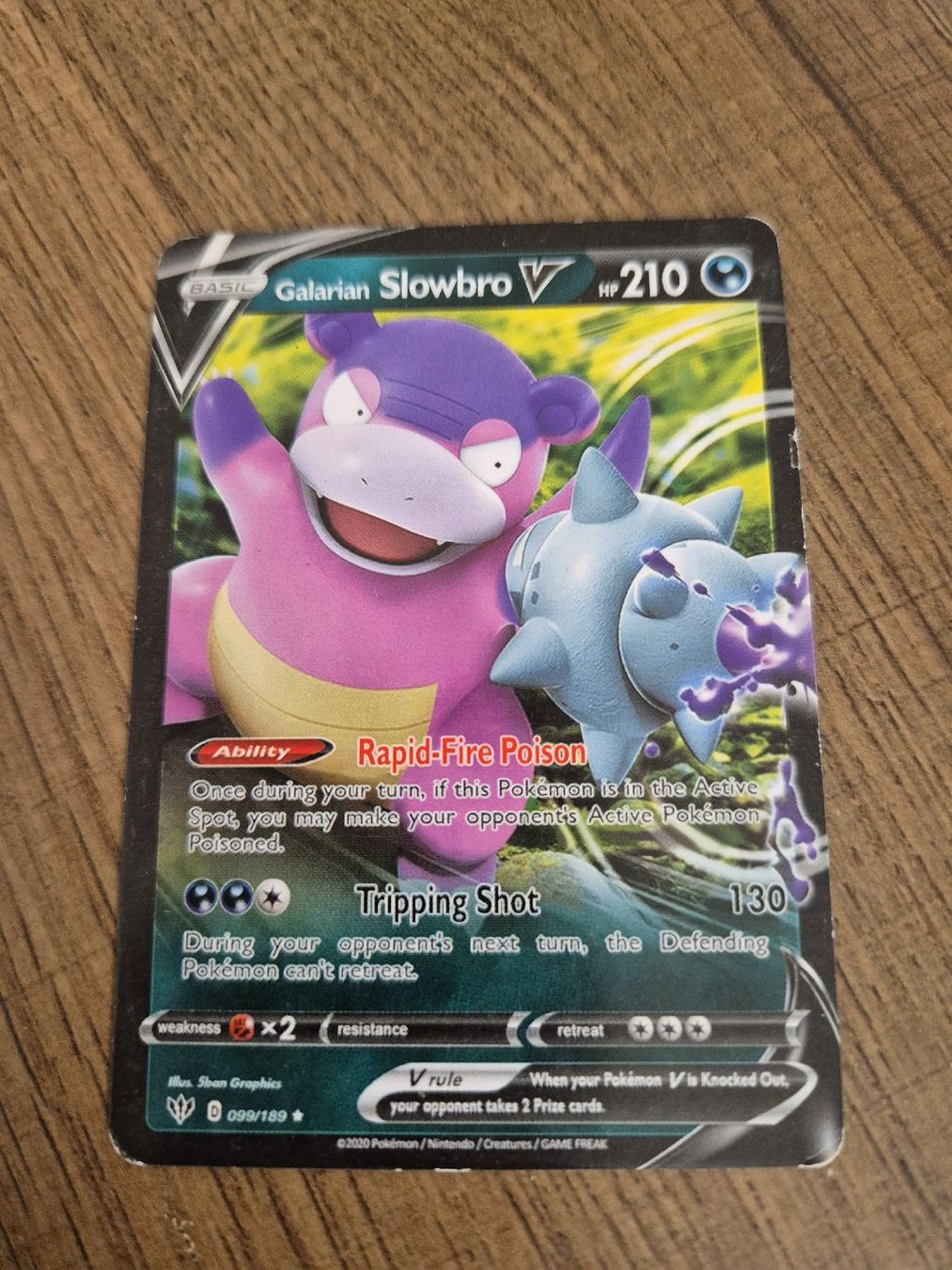 Top Zustand! Galarian Slowbro V - Seltene Pokémon Karte (Gebraucht) in ...