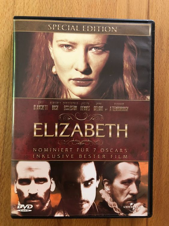 DVD Elizabeth Special Edition mit Postkarten Cate Blanchett (Gebraucht ...