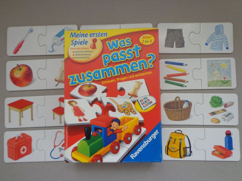Puzzle RAVENSBURGER Kinderpuzzle" Was passt zusammen?" | Kaufen auf Ricardo