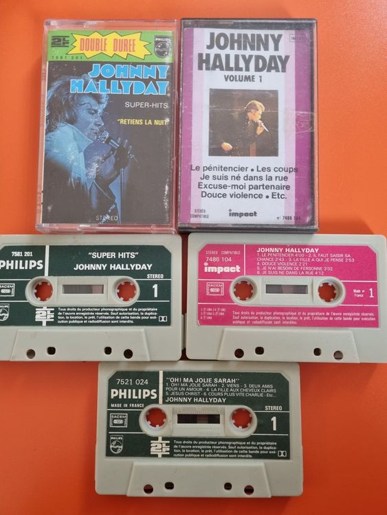 Cassettes audio Johnny Hallyday | Kaufen auf Ricardo
