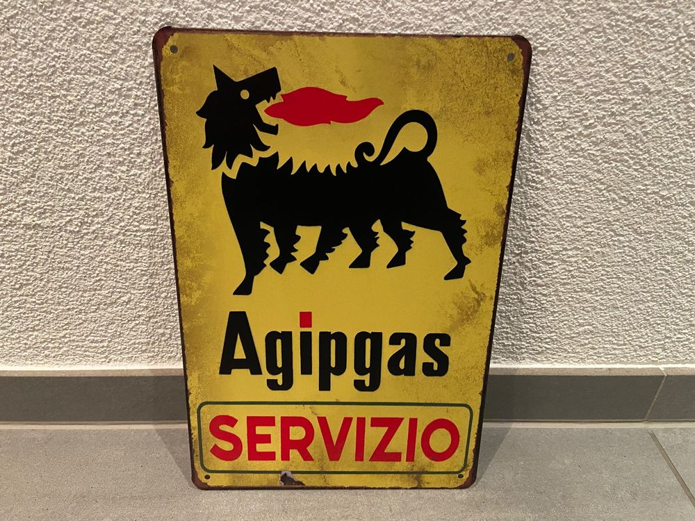 Agip Blechtafel für Dekoration NEU! Top! Der Renner!!!! (Neu und ...