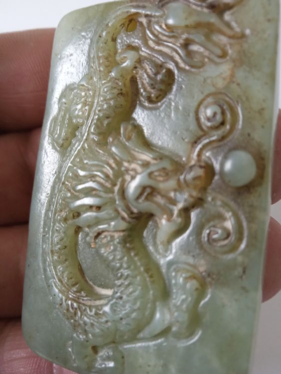 chinese jade stone talisman | Kaufen auf Ricardo