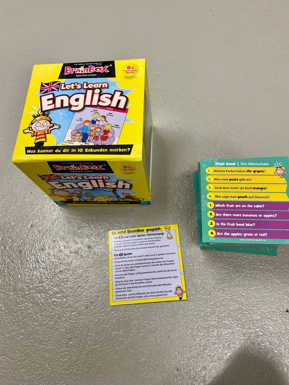 BrainBox - LET'S LEARN ENGLISH - gut erhalten + vollständig | Kaufen ... BrainBox - LET'S LEARN ENGLISH - gut erhalten + vollständig | Kaufen ...