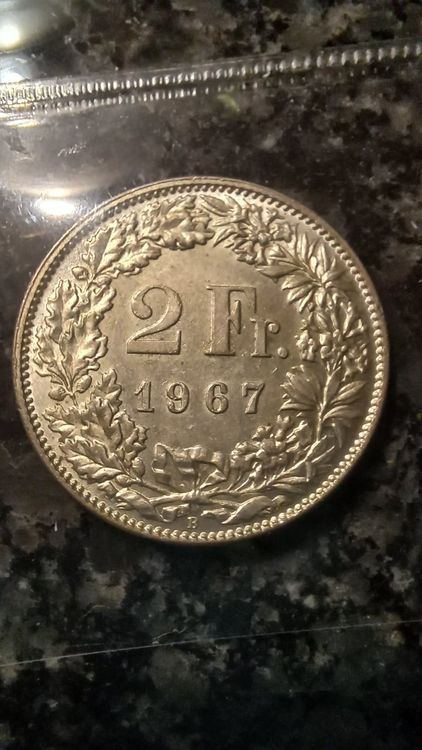 2 Franken Silbermünzen Schweiz, 1960,1964,1965,1967 | Kaufen auf Ricardo
