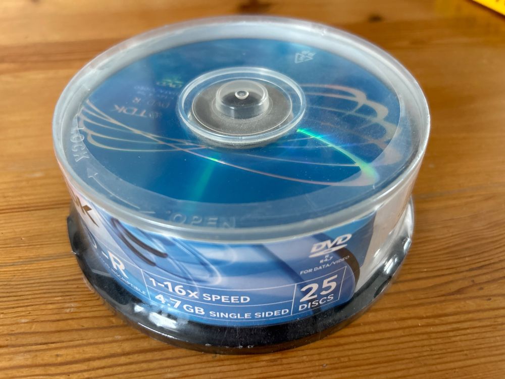 Spindel DVD-R 25 Stk neu | Kaufen auf Ricardo