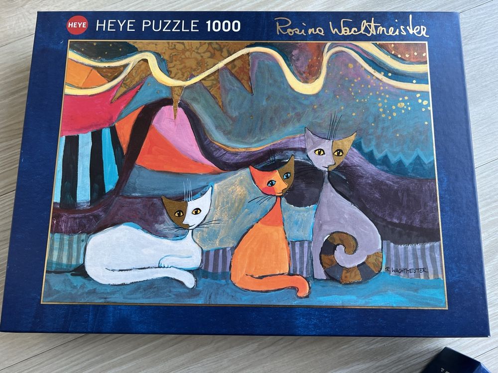 Zwei Puzzle von Rosina Wachtmeister / 1000 Teile (Gebraucht) in Wiesendangen für CHF 16 – mit ...