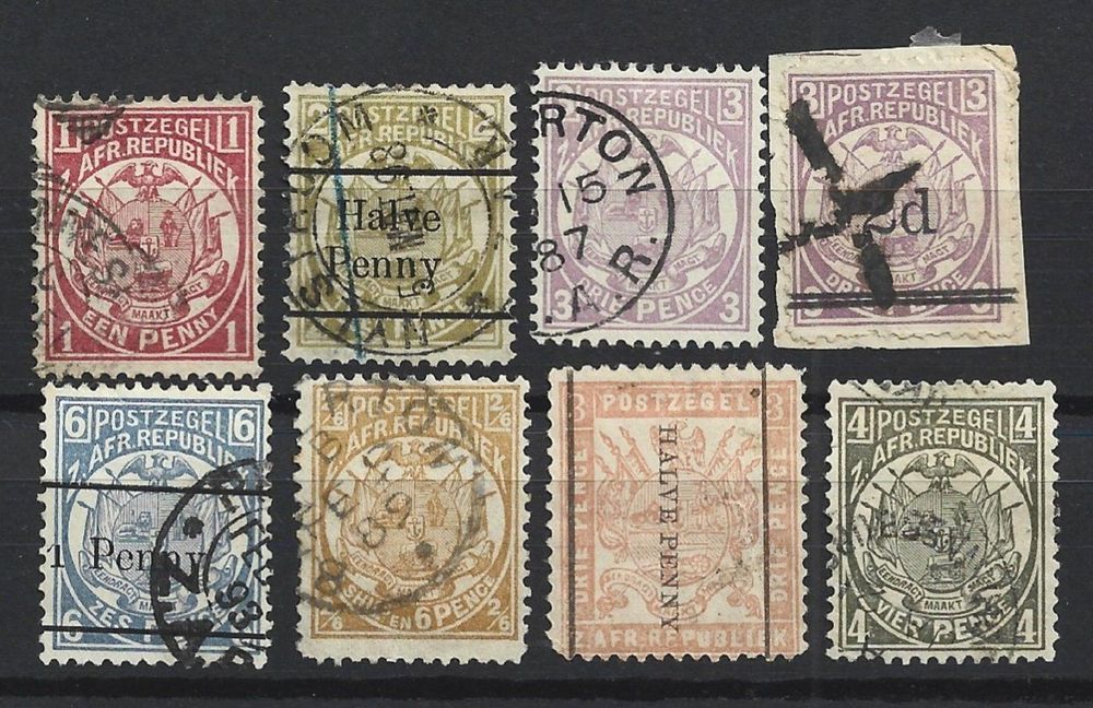 8 Timbres de 1885/93 ( Transvaal ) | Kaufen auf Ricardo