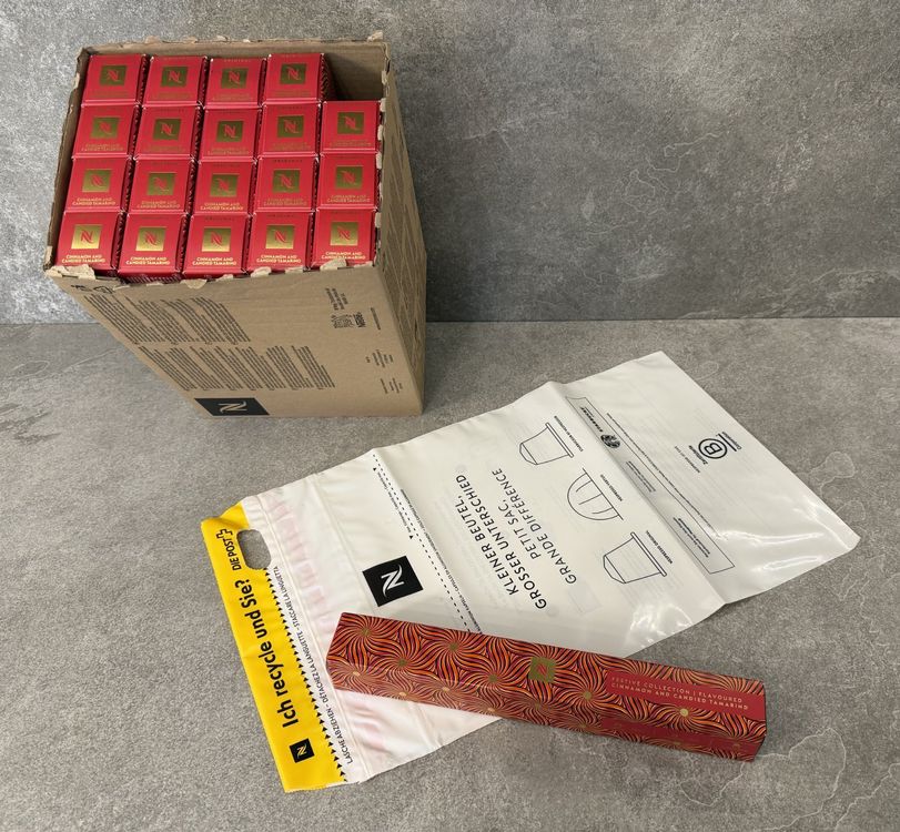 200 NESPRESSO Kaffee Kapseln Cinnamon & Candied Tamarind ... (Neu und ...