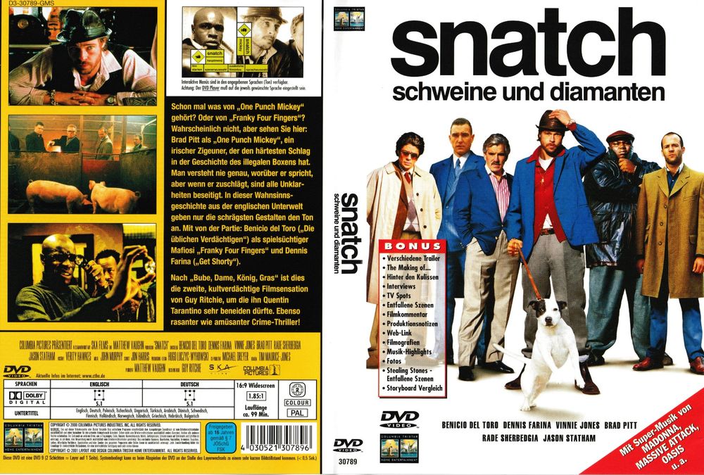 DVD - Snatch – Schweine und Diamanten (Gebraucht) in Langnau am Albis ...