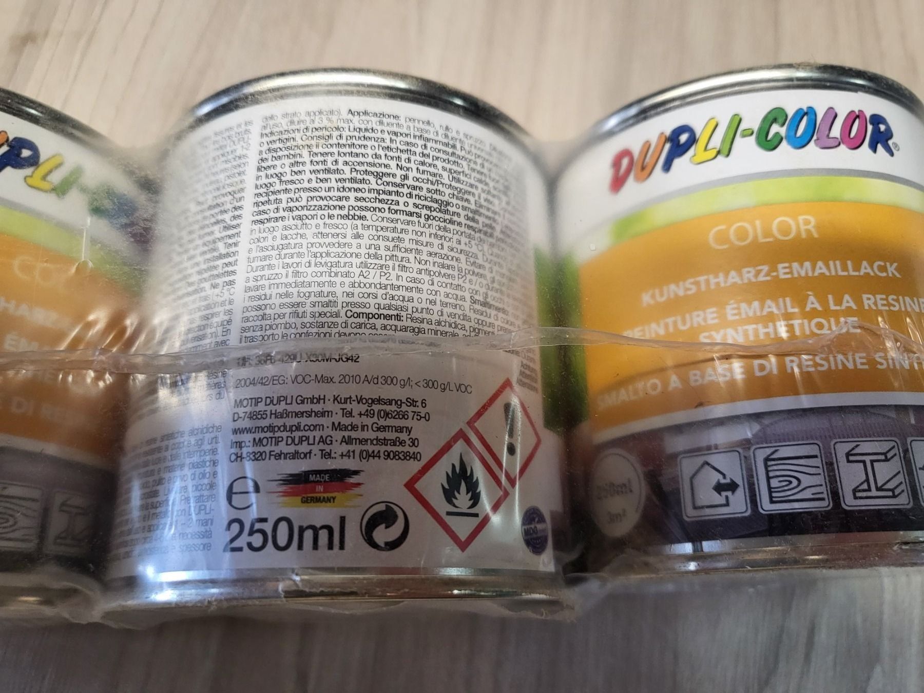 Dupli Color Kunstharz-Email Lack, 3 Dosen, Neu & OVP, blau (Neu und ...