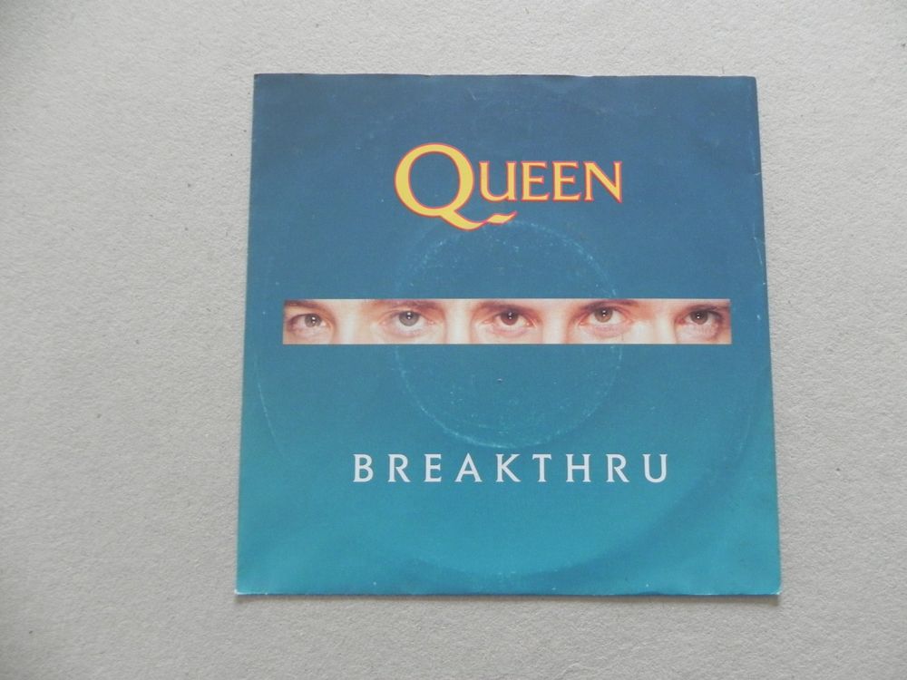 Single engl. Blues Rock Pop Band Queen 1989 Breakthru | Kaufen auf Ricardo