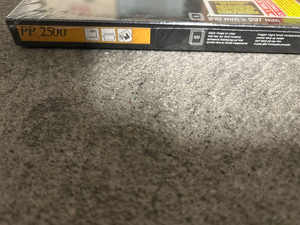 3M PP 2500 Transparentfolien für Kopierer NEU (Neu und originalverpackt) in Regensdorf für CHF 7 ...