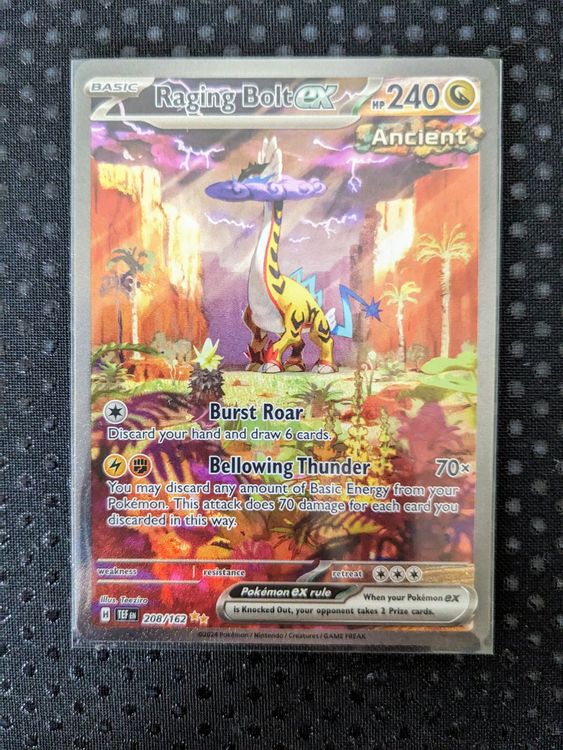 Pokémon Temporal Forces - Raging Bolt EX 208/162 ( EN ) | Kaufen auf ...