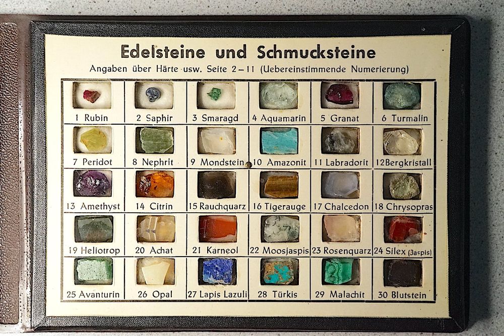 Edelstein und Schmuckstein-Sammlung von Prof.Dr.Schloßmacher | Kaufen ...