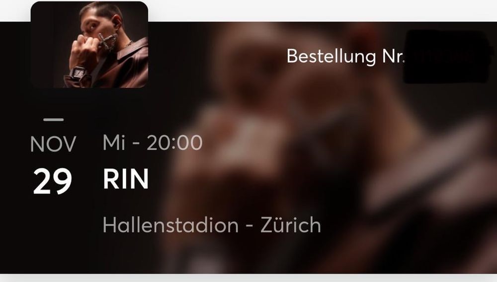 Rin Konzert Ticket (Neu (gemäss Beschreibung)) in Olsberg für CHF 50 ...
