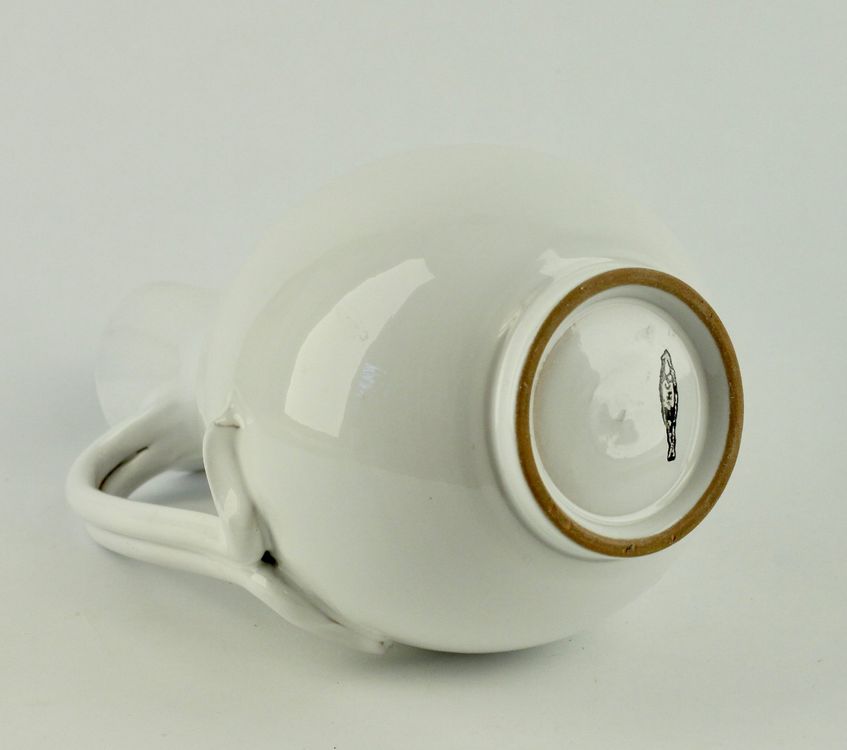 KERAMIK HENKELKRUG, MARGRIT LINCK, HENKELKRUG, WEISSE GLASUR (Gebraucht) in Grandcour für CHF 96 ...