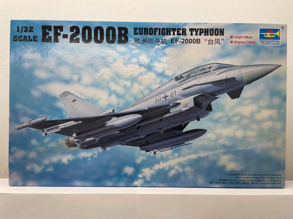 Trumpeter EF-2000B Eurofighter Typhoon 1:32 NEU! (Neu und ...
