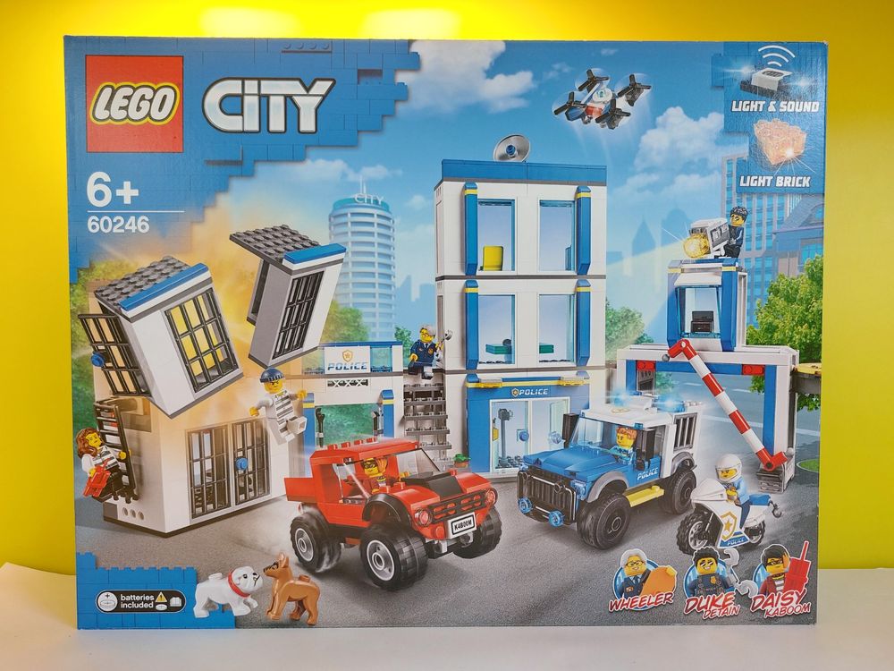 LEGO City 60246 Polizei - Grosse Polizeistation - NEU (Neu und ...
