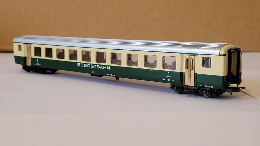 Roco 4239C - EW II Südostbahn SOB B 218 2. Klasse (Gebraucht) in Genève ...