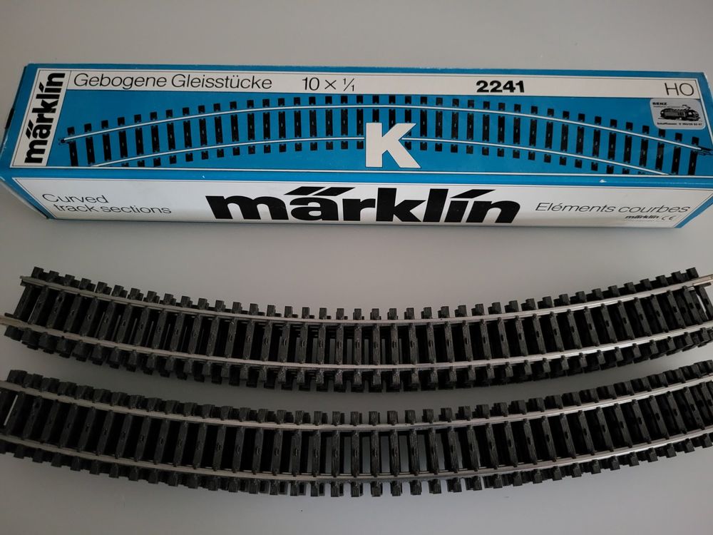 Märklin 2241 K-Gleis gebogen OVP (Neu (gemäss Beschreibung)) in Huttwil ...
