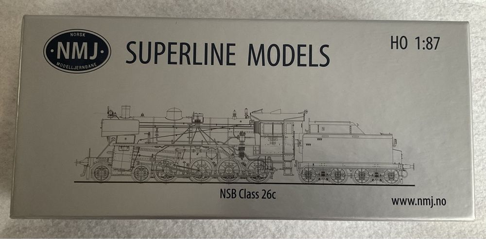 NMJ Norsk Modelljernbane Superline - NSB 26c - HO DCC (Neu und ...
