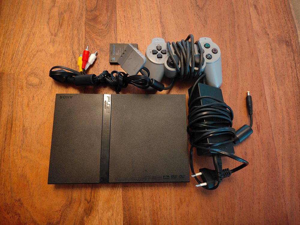 PS2 Slim Set (Gebraucht) in für CHF 41 – mit Lieferung auf Ricardo kaufen
