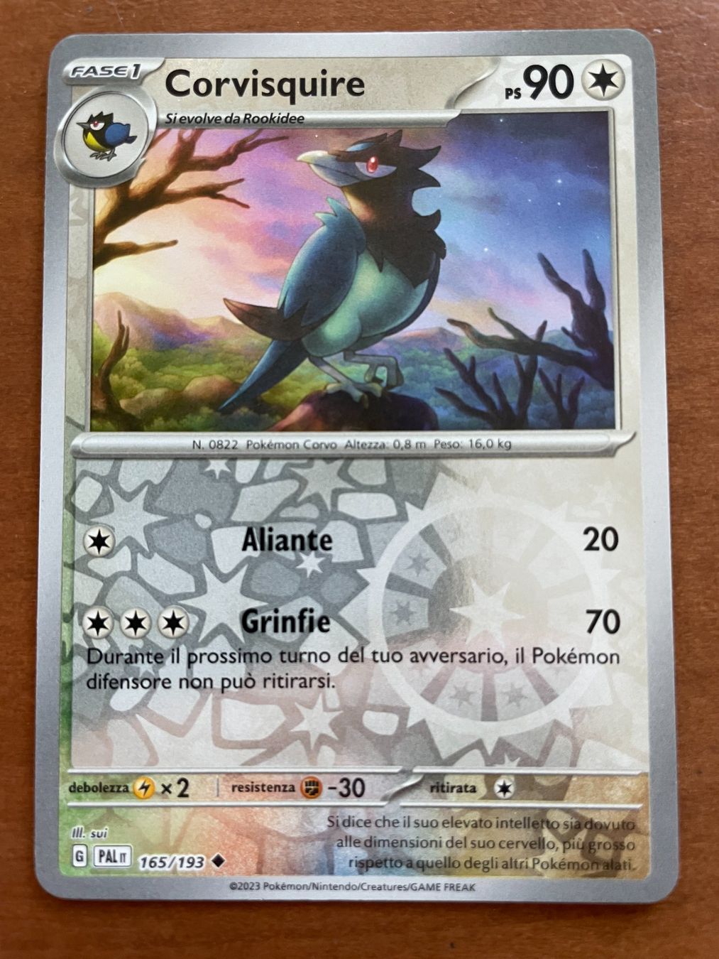 Pokemon Corvisquire Reverse (Versand gratis) (Neu (gemäss Beschreibung ...