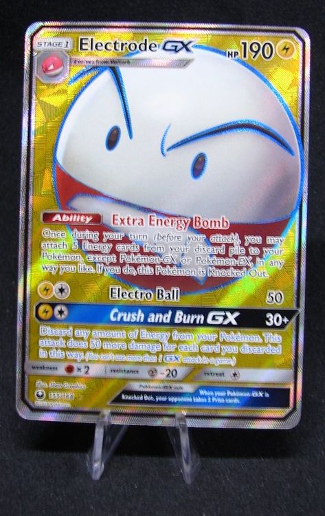 Pokemon Electrode GX , Full Art - Ultra Rare / 22 | Kaufen auf Ricardo