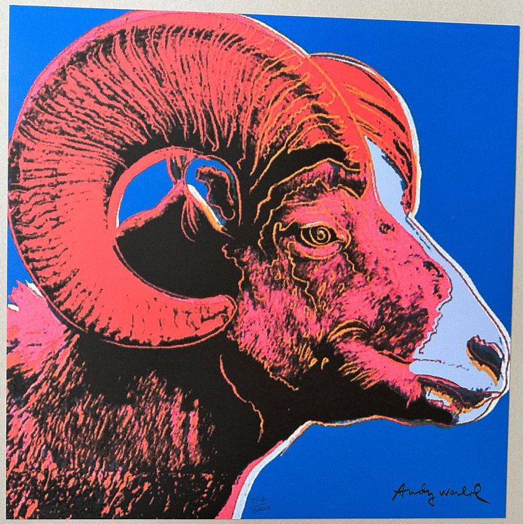 Andy Warhol: Big Horn 224/2400 (Neu (gemäss Beschreibung)) in Meilen ...