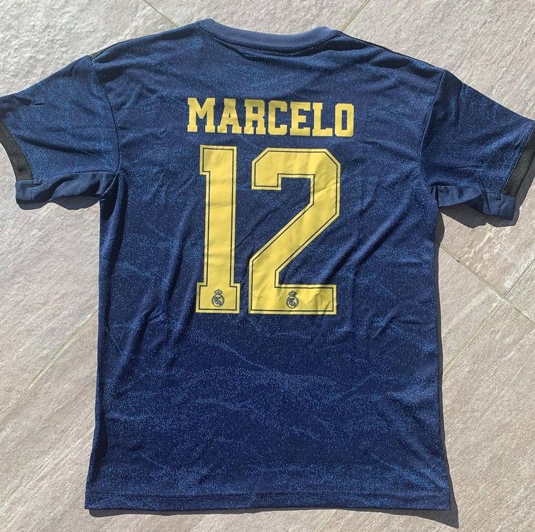 Real Madrid Away Jersey, Marcelo 12, Adidas, Season 2019-20 (Gebraucht ...