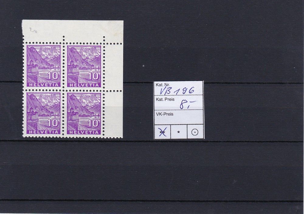 Viererblock 196**, Landschaftsbilder (Buchdruck) | Kaufen auf Ricardo