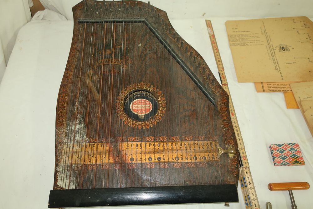 Zither, alt, Hubertus, Hirsbrunner, Aarau, Noten, ab nur 1Fr (Gebraucht ...