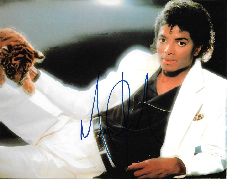 MICHAEL JACKSON († 2009) - handsigniert (20 x 25cm) mit COA (Gebraucht) in Stallikon für CHF 99 ...