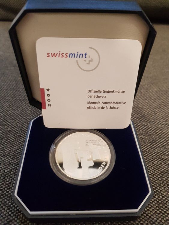 20 Fr. Sonder-Münze 2004 Bellinzona (Neu und originalverpackt) in Weinfelden für CHF 52 – mit ...