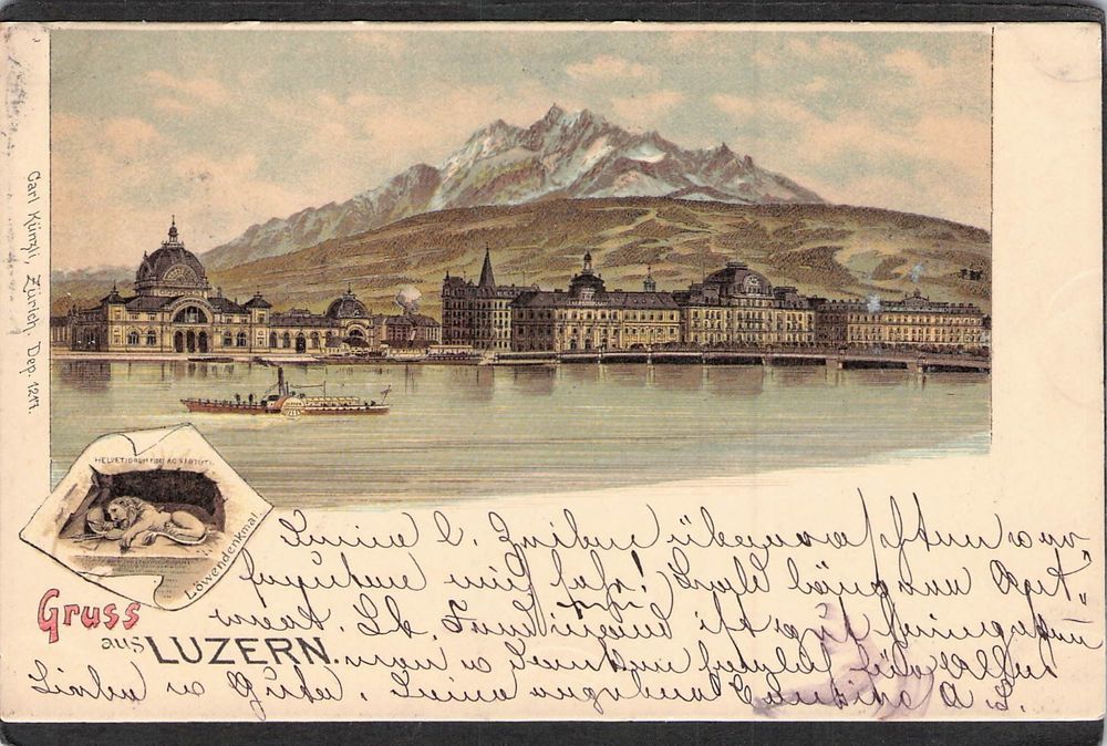 ^Gruss aus Luzern , gel. 1899 | Kaufen auf Ricardo