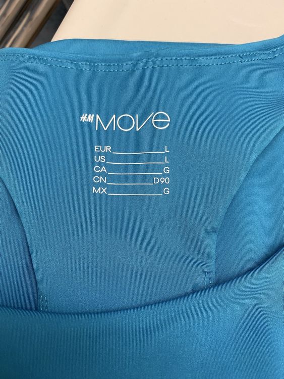 H&M Move Sport Set, Top und Leggings, Gr. L, Türkis (Neu (gemäss ...