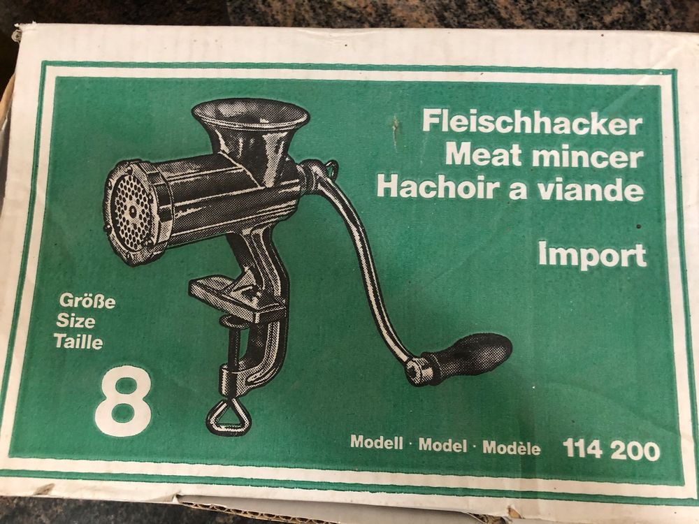 Fleischhacker grösse 8 metall guss (Gebraucht) in Fischenthal für CHF ...
