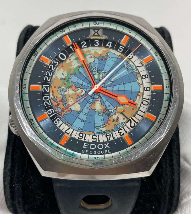 Edox Geoscope Automatik Uhr (Gebraucht) in Root für CHF 1505 – mit ...