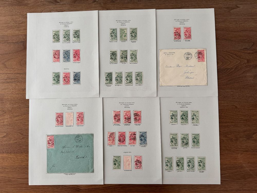 Nr. 77A, 78A, 79A, 77B, 78B, 79B, 77C, 78C, 6 Ausstellungs- (Gebraucht ...