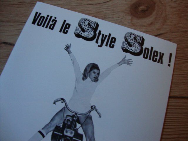 Original 60er Jahre VELO SOLEX Mofa Werbeblatt von Genf | Kaufen auf ...